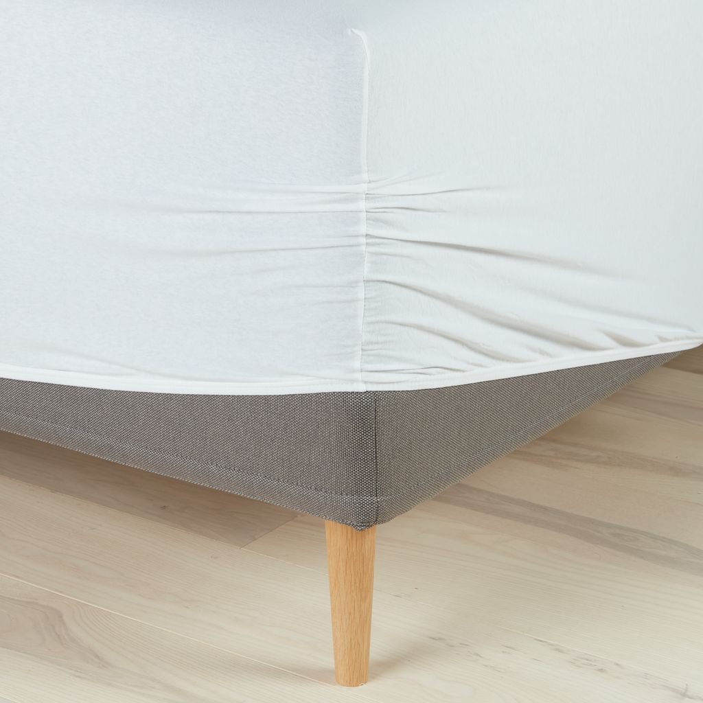 Jersey Fitted sheet JETTE Small Single white | JYSK