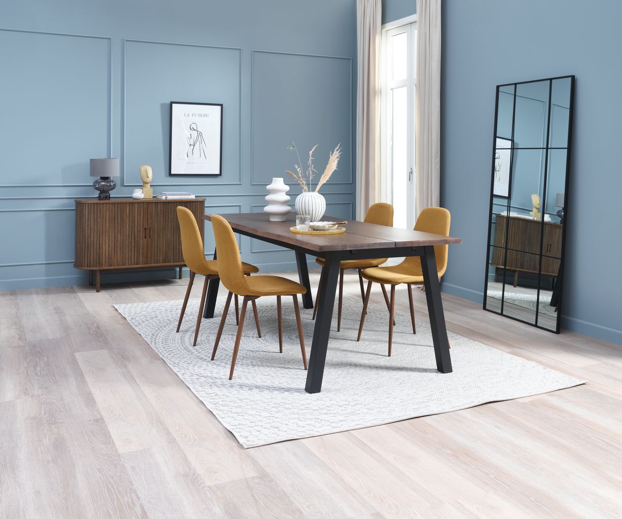 Lustro STUDSTRUP 80x180 czarny - Homeclub