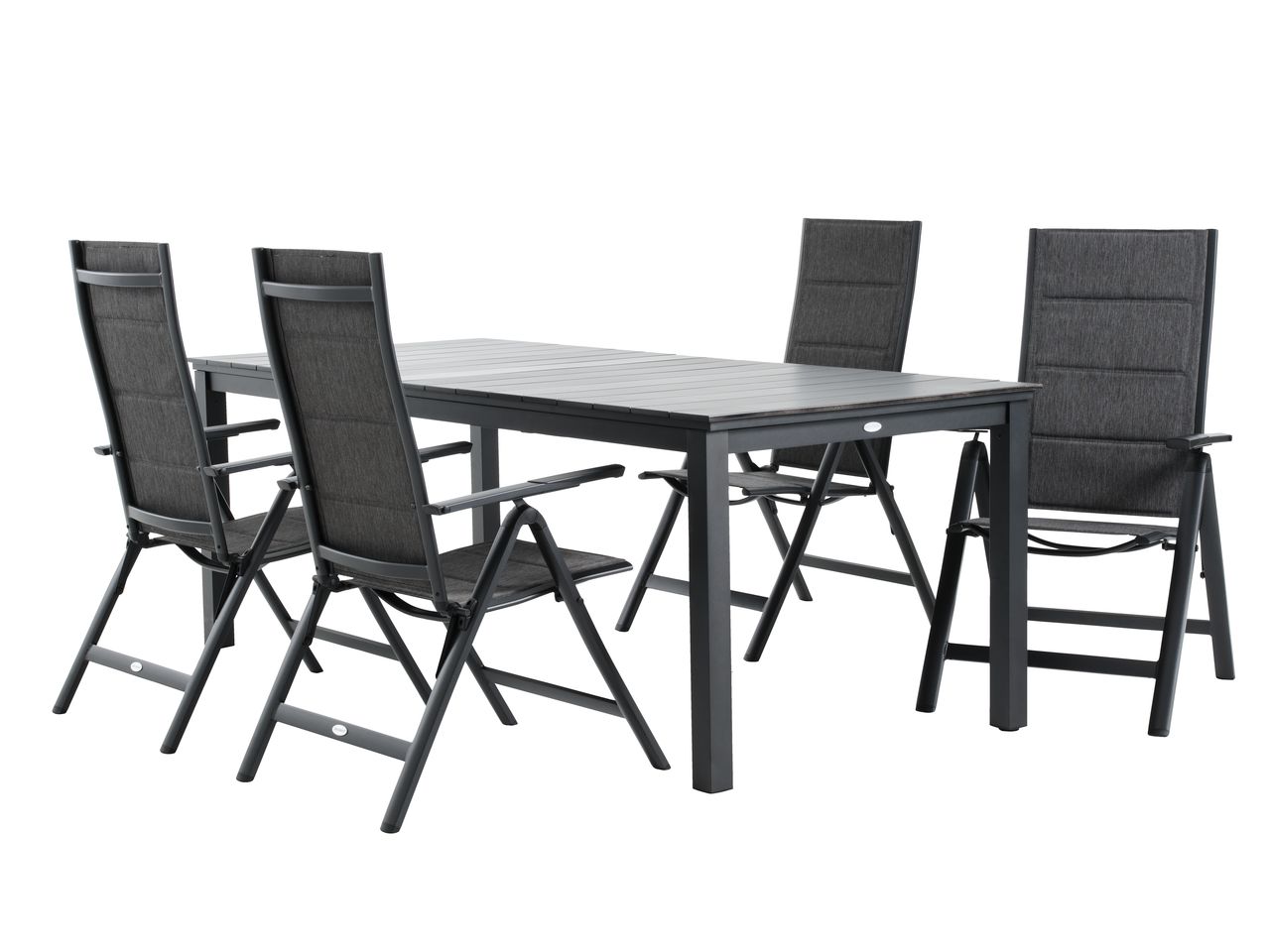 MOSS D214/315 sto + 4 MYSEN stolice siva | JYSK