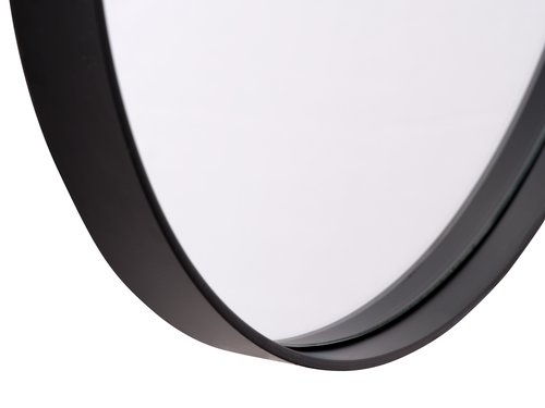 Mirror MARSTAL oval 40x100 black | JYSK