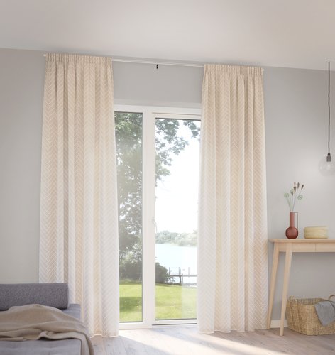 Draperie OMBO 140x300 bej | JYSK