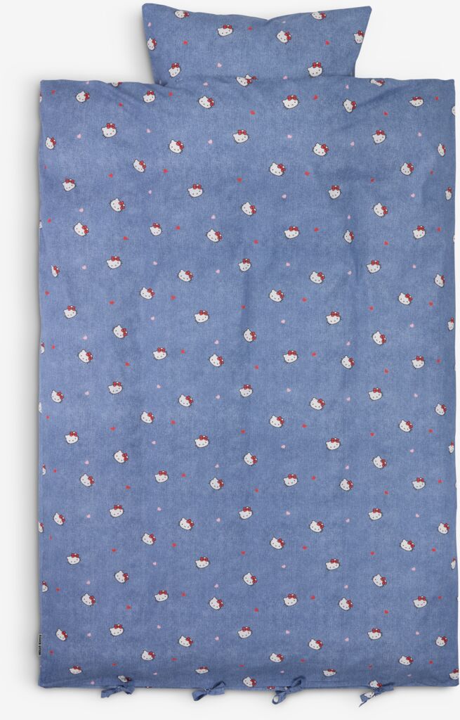 Set posteljine HELLO KITTY 140x200 plava | JYSK