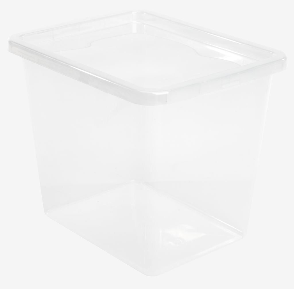 Caja BASIC BOX 31L con tapa transparente | JYSK