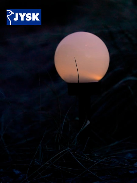 Solar lamp SOL D15xH44cm white | JYSK